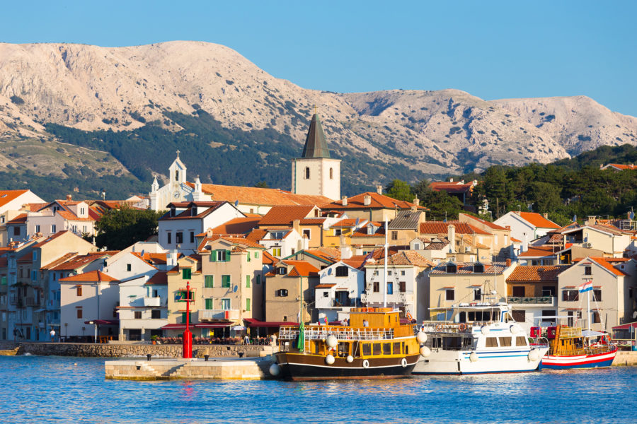 Fabelhafte Grosste Insel Kroatiens Im Inneren Des Kvarner Bild