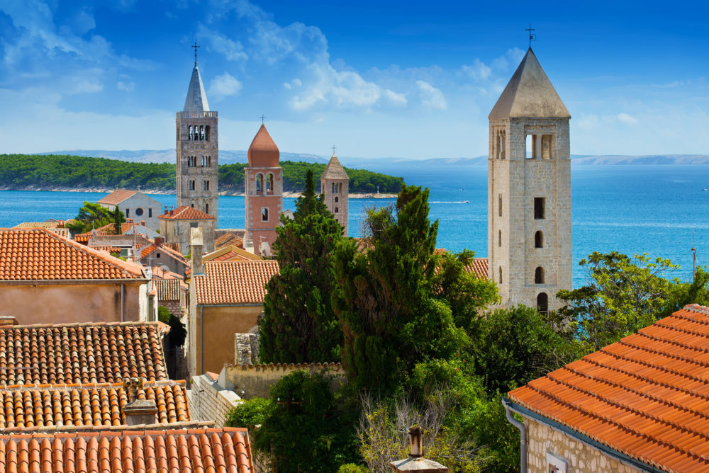 Wunderschone Grote Insel Kroatiens Im Inneren Des Kvarner Ebenbild
