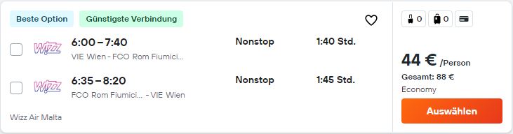 Rom: 3 Tage im guten 3* Hotel inkl. Flug NUR 100€ - Urlaubstracker.at