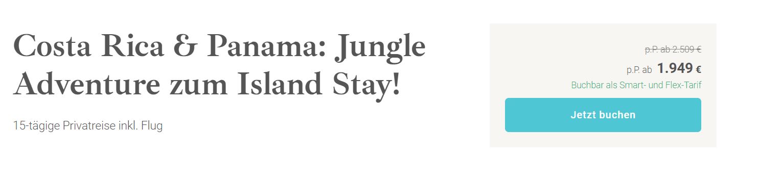Das Abenteuer Eures Lebens: 15-tägige Costa Rica & Panama Reise mit ...